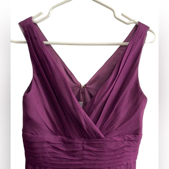 Amsale | Dresses | Amsale Purple Silk Maxi Formal Dress Size | Poshmark